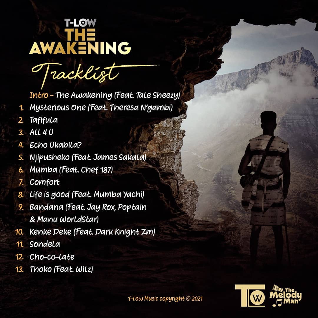 T-Low Unveils Tracklist For 'The Awakening' Album - Zambianplay